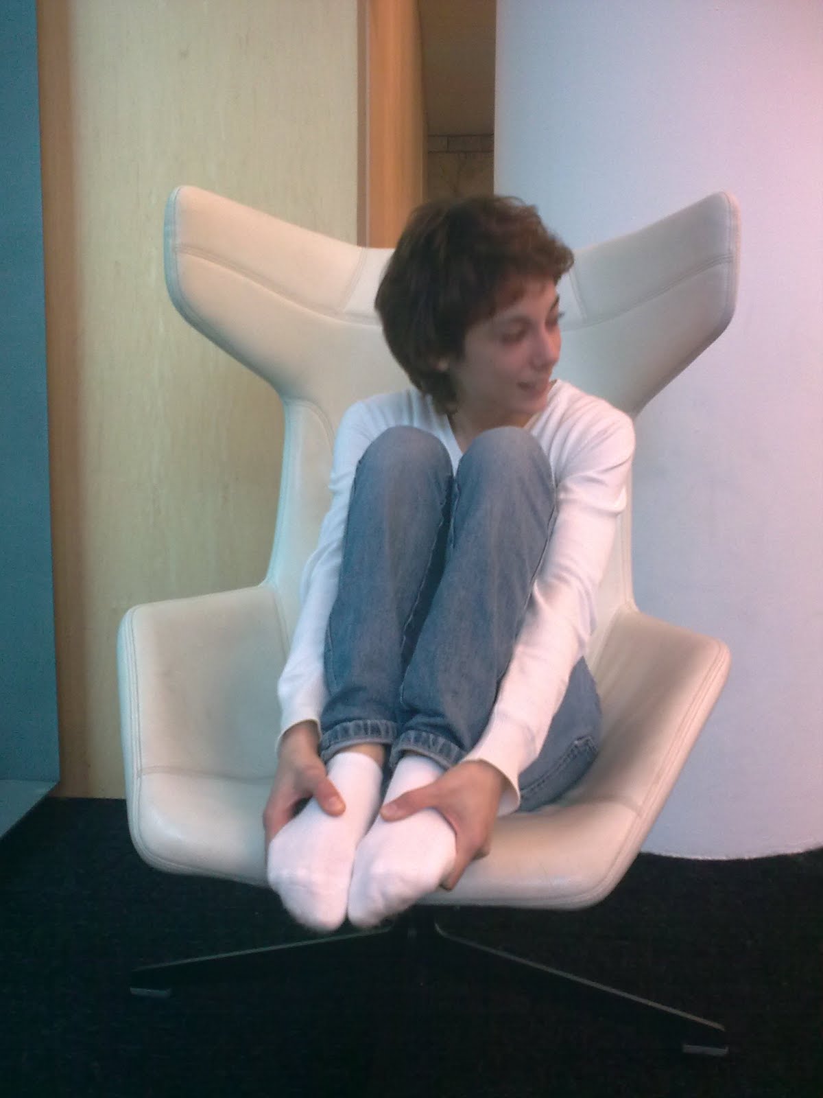 The White Socks Collection Project: Italian girl in white socks (9)