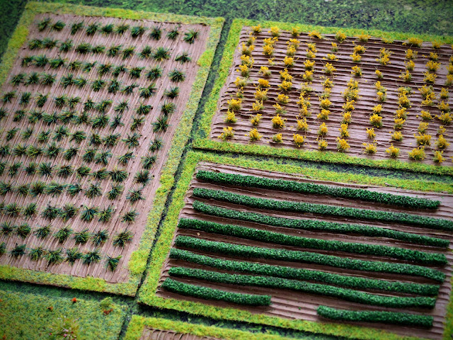 BigLee's 'Miniature Adventures': Normandy Farmland - Making fields