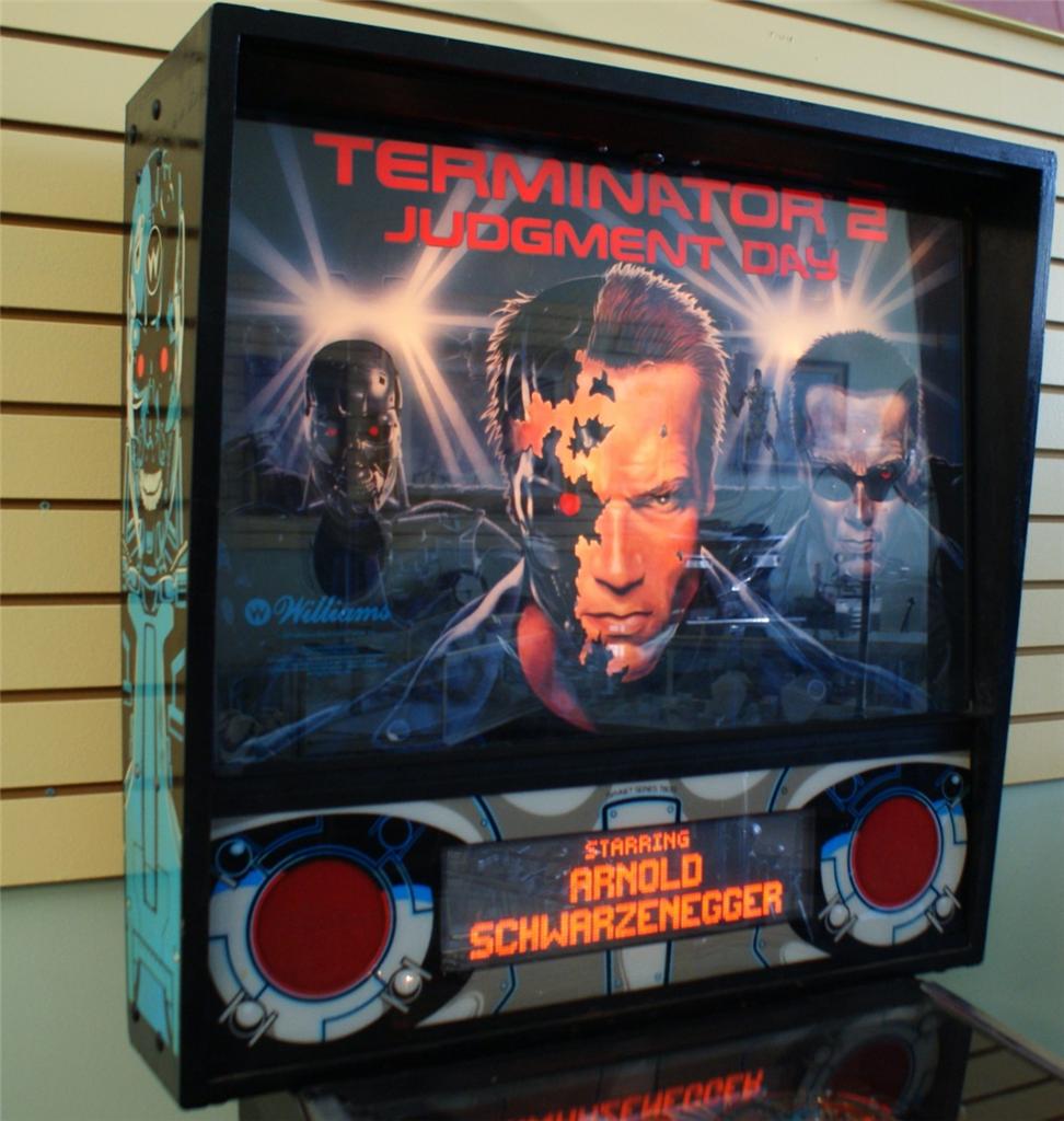 1991 WILLIAMS "TERMINATOR 2 - JUDGEMENT DAY" PINBALL MACHINE ~ Gold ...