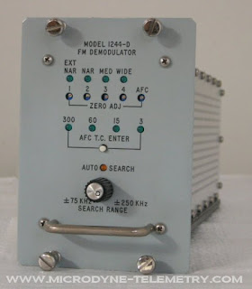 Microdyne Telemetry: Microdyne 1200-MRC Telemetry Receiver