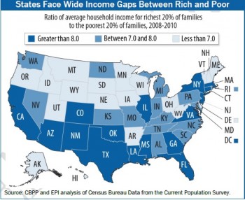 The Great Income Gap: infographics