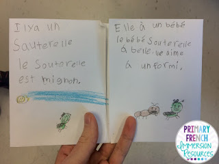 Practicing telling/writing stories - Primary French Immersion Resources