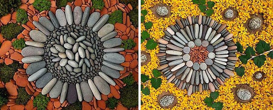 Mail2Day: Geometric Shapes | Land Art by Using Natural Materials (13 pics)