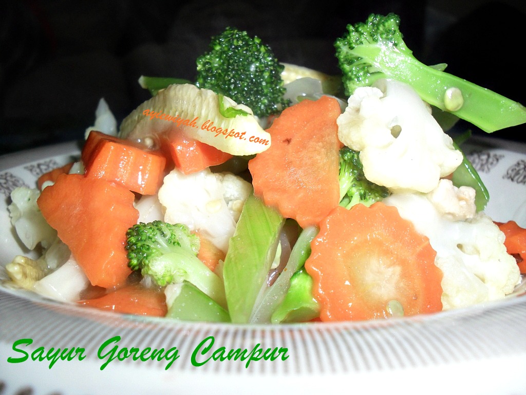 :: Seindah Bicara Sesedap Rasa ::: Sayur Goreng Campur