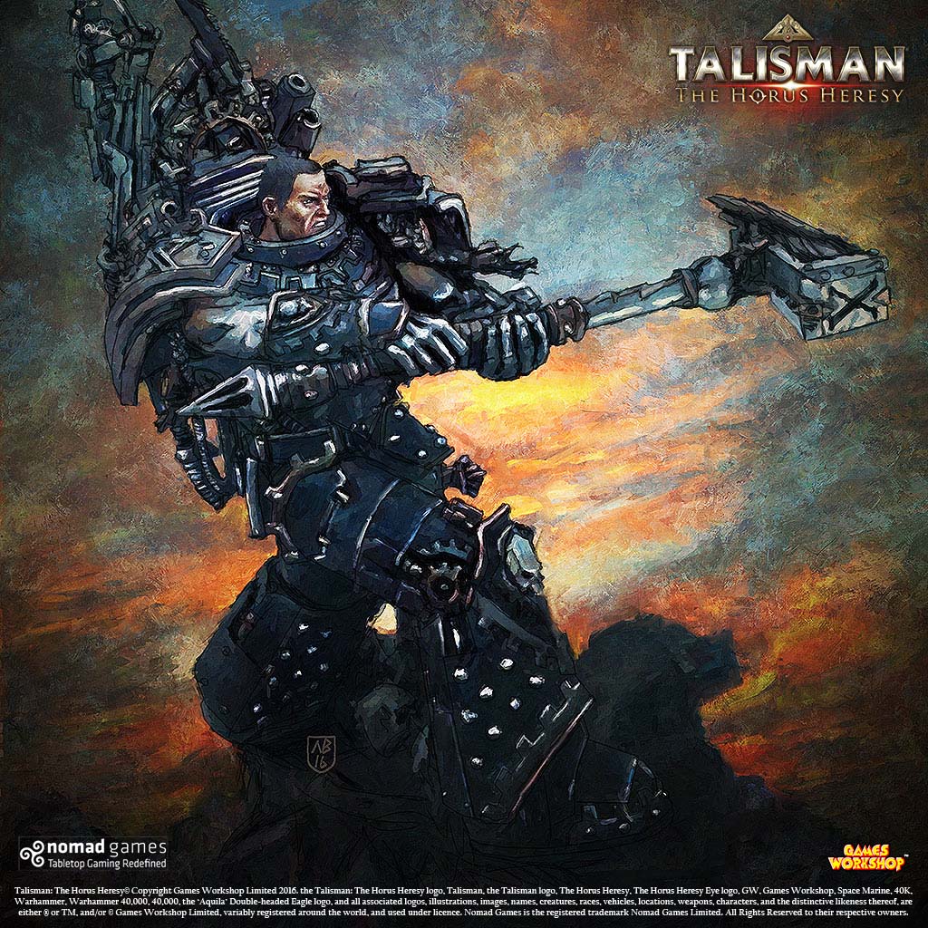 Ferrus Manus: Exclusive Look at the Artwork for Talisman: Horus Hersey ...