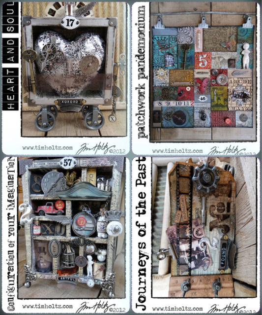 Black Hole Art Studio: A Wonderful Time with Tim Holtz at The Queen's Ink