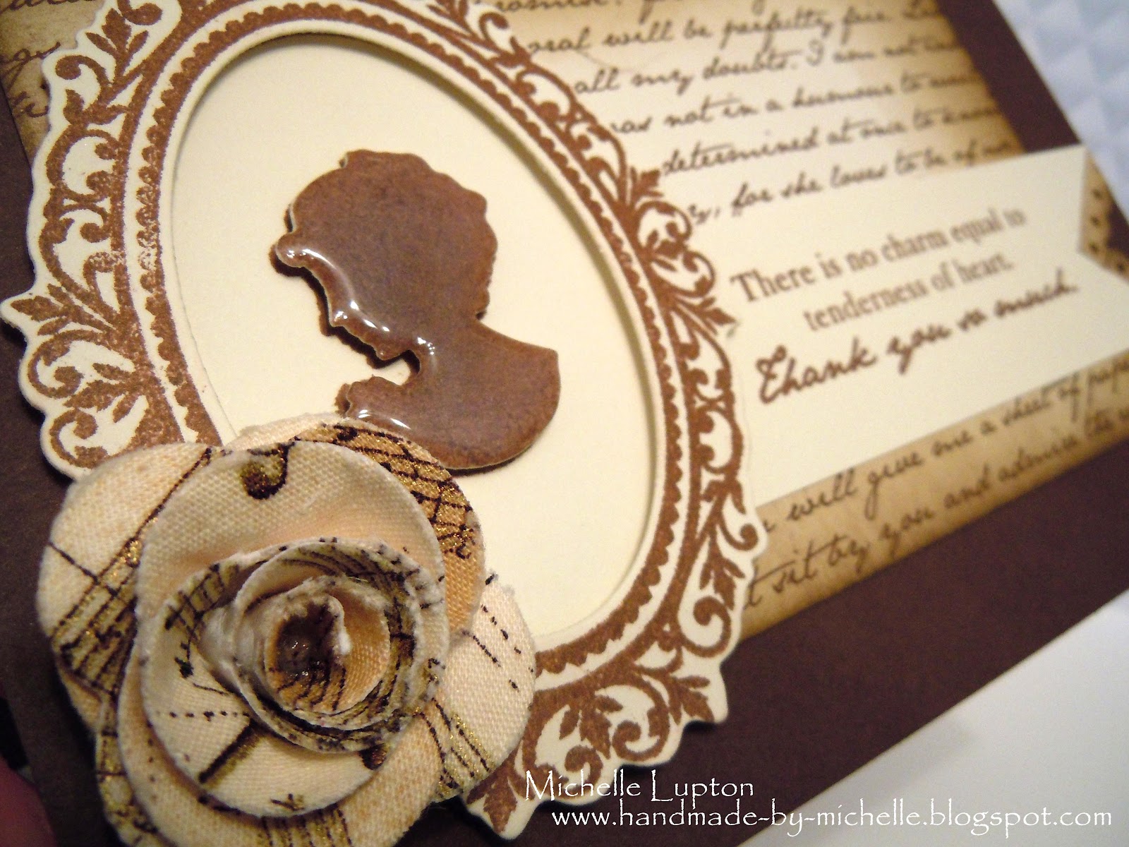 Handmade by Michelle: Thanks, Jane Austen