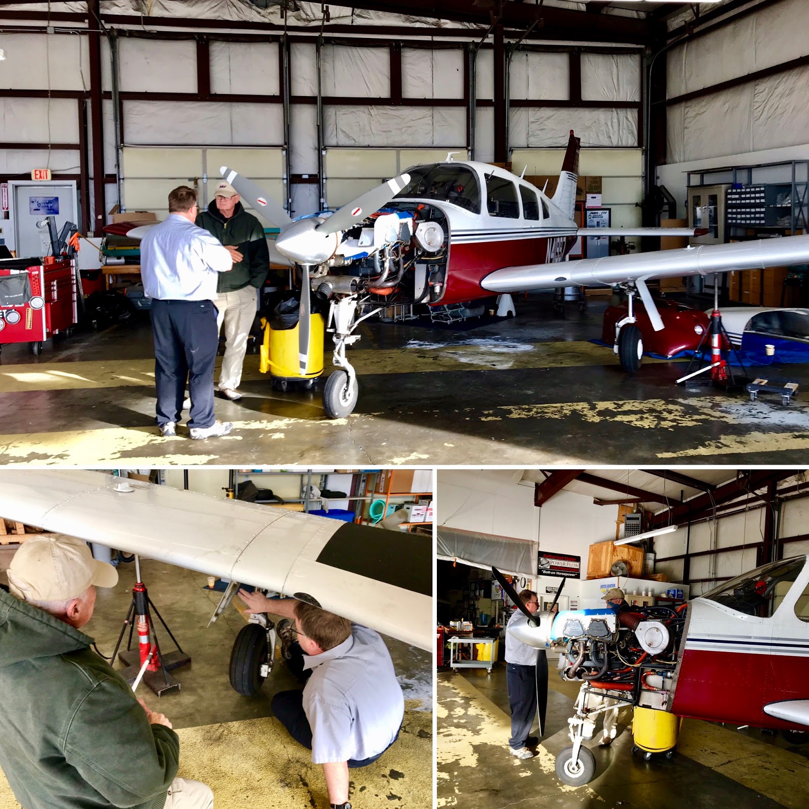 Margy Meanders: 997's Annual Inspection with Vertex Aviation Services ...