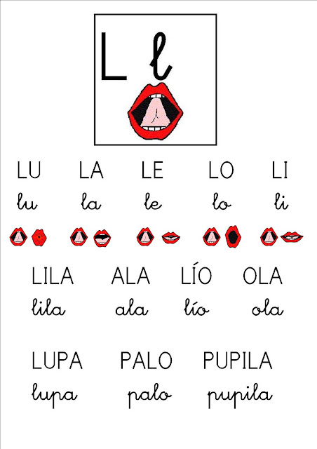 LA VENTANITA DE MI KINDER PALACE: LETRA L