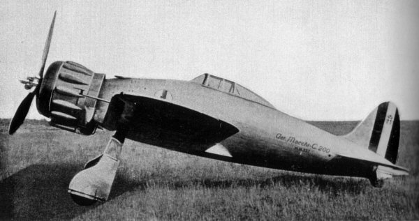 Historia i Współczesność: Samolot myśliwski Macchi C.200 Saetta