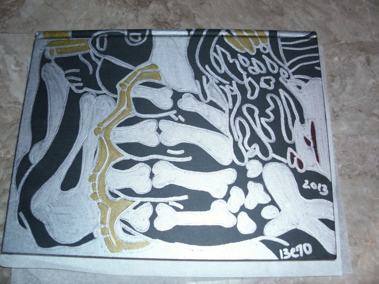 BetoJimenezArtPortfolio: beto jimenez black book santamuerte art on my ...