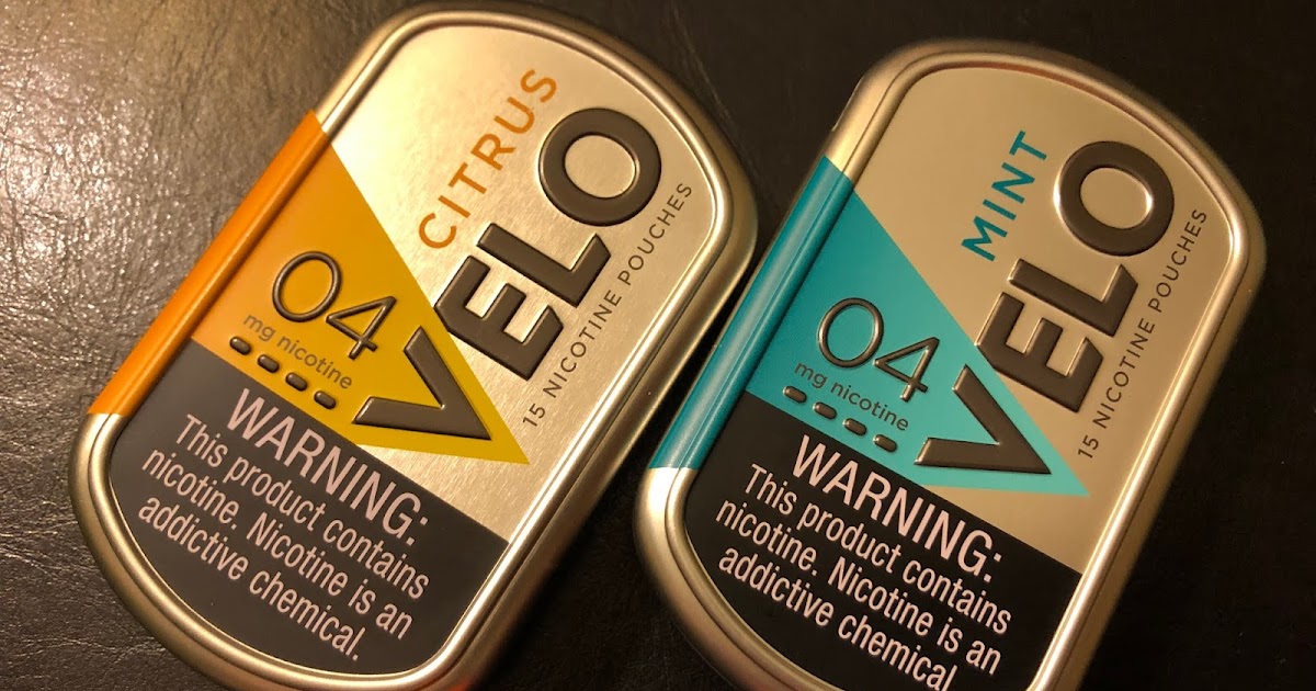 Velo (Nicotine Pouches) Mint & Citrus (4mg) - Review. 12 July 2019.