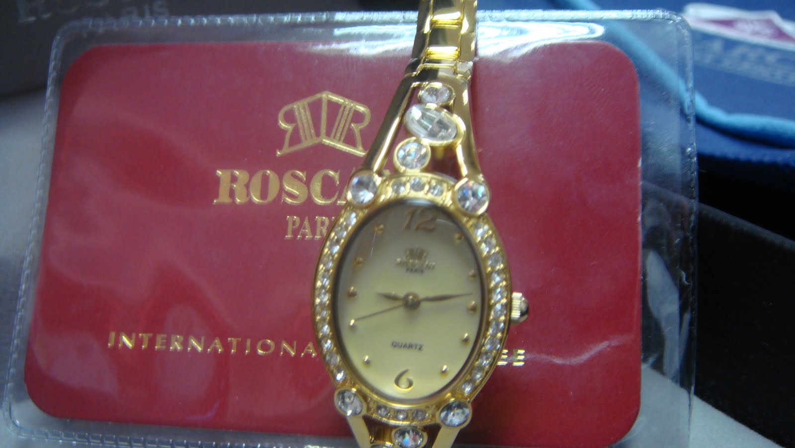 EE GARAGE: Jam Tangan Roscani..Gold Plated 23k