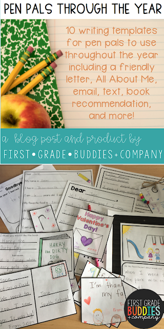 Pen Pals Through the Year | First Grade Buddies