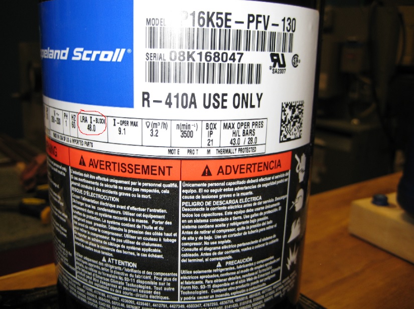 Electricity For Refrigeration! Why Is LRA Important? - Refrigeracion ...