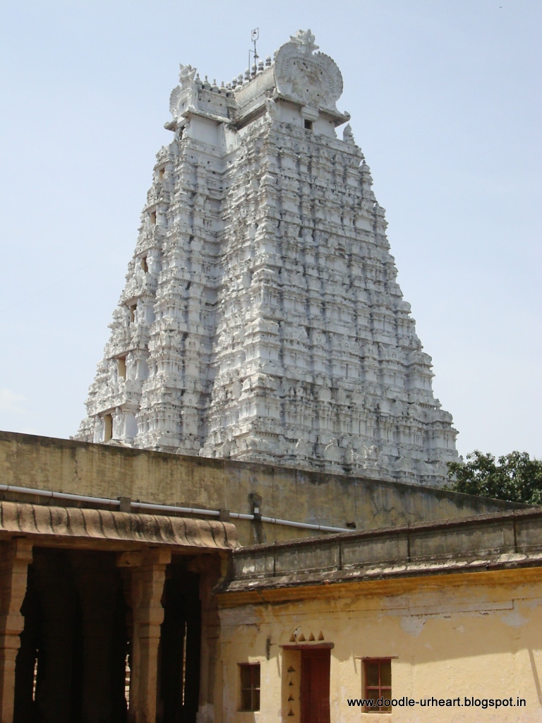 DOODLE@BLOG: Sri Rangam Temple - From my eyes