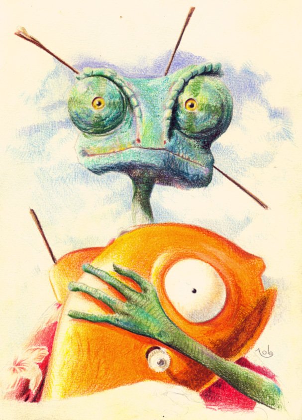 The Geeky Nerfherder: Movie Poster Art: Rango (2011)