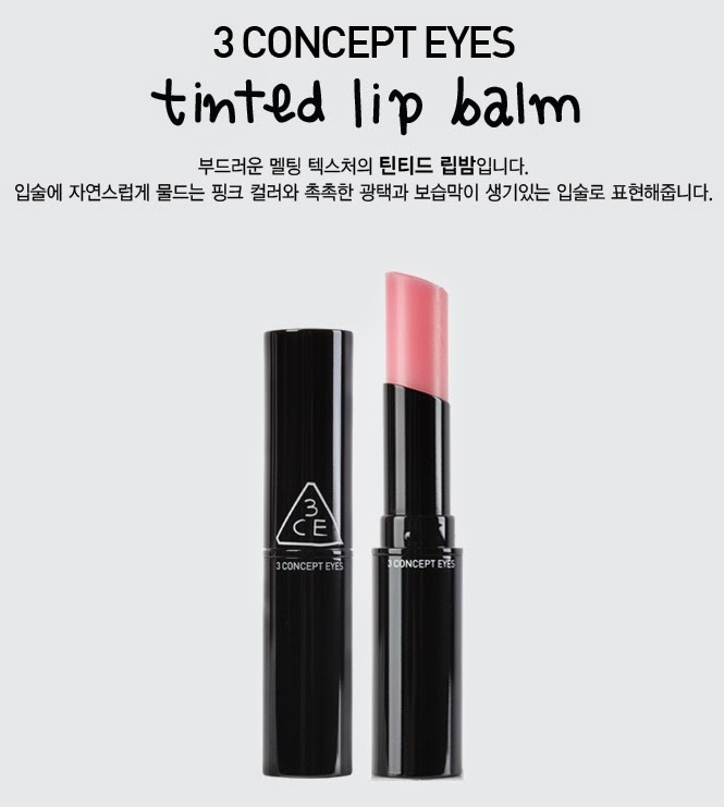 Merki Beauty: 3CE Tinted Lip Balm 潤唇膏 Stylenanda 3 Concept Eyes 4.5g ...