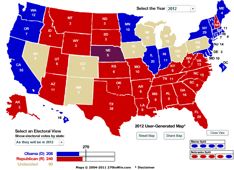Us Map Republican States