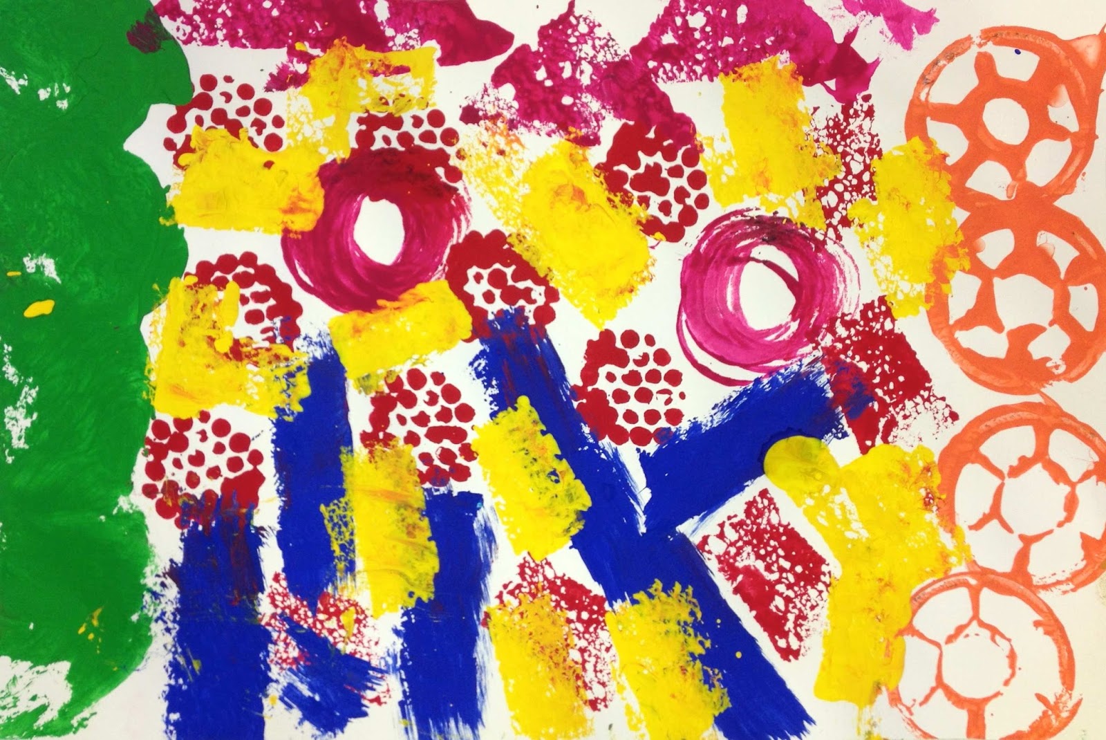 Art at Hosmer: Texture Printing