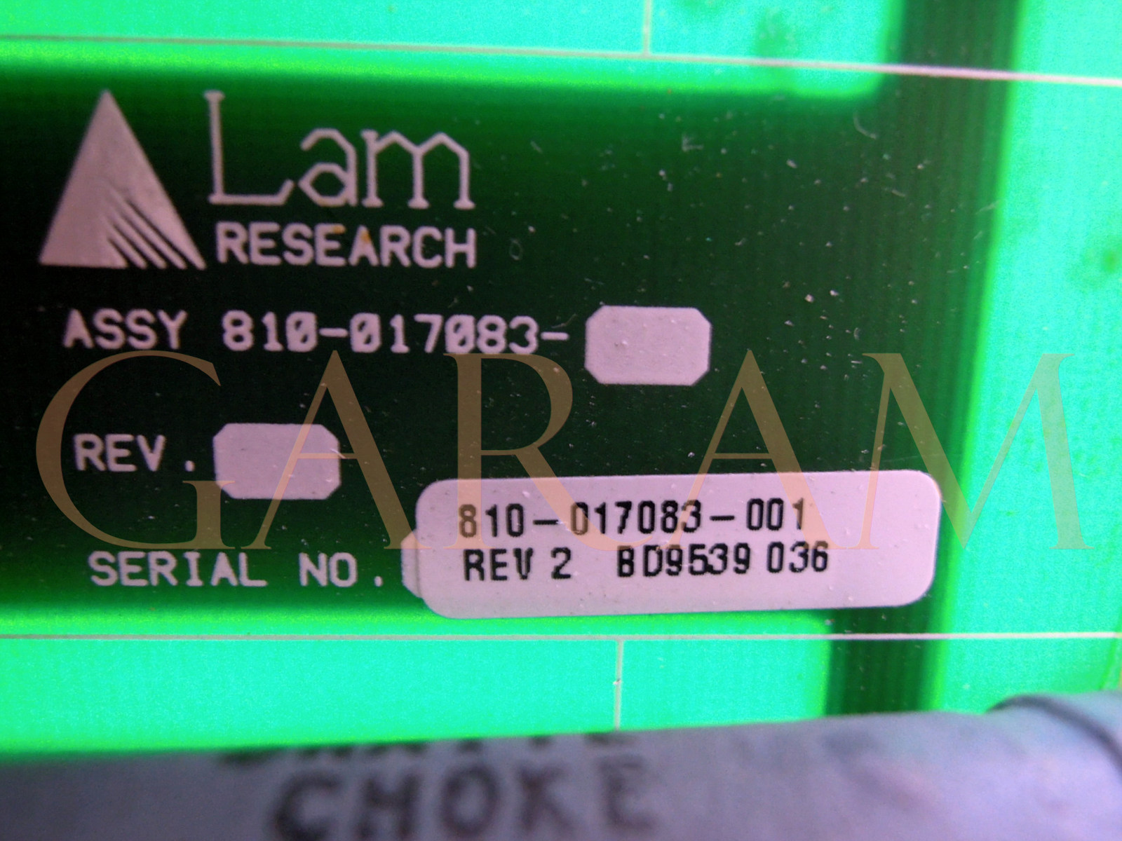 GARAM: #332, LAM, 810-017083-001, PCB RF Esc Filter