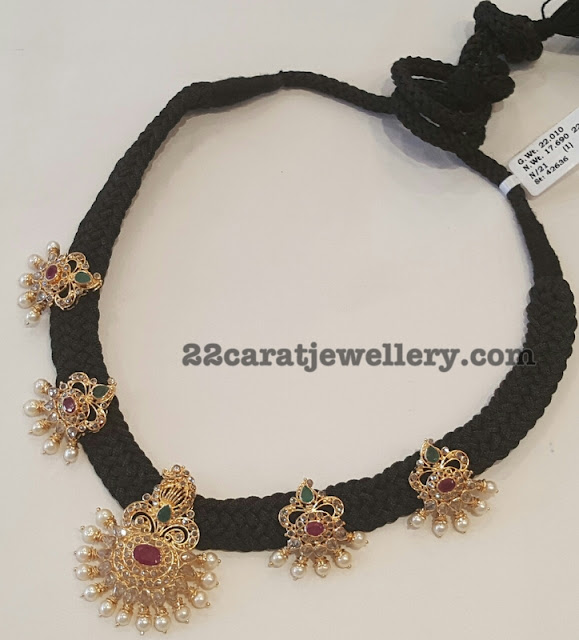 22grams Black Rope Necklace - Jewellery Designs