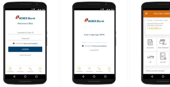 ICICI Current and Corporate Banking apps, iBizz ICICI - Youth Apps