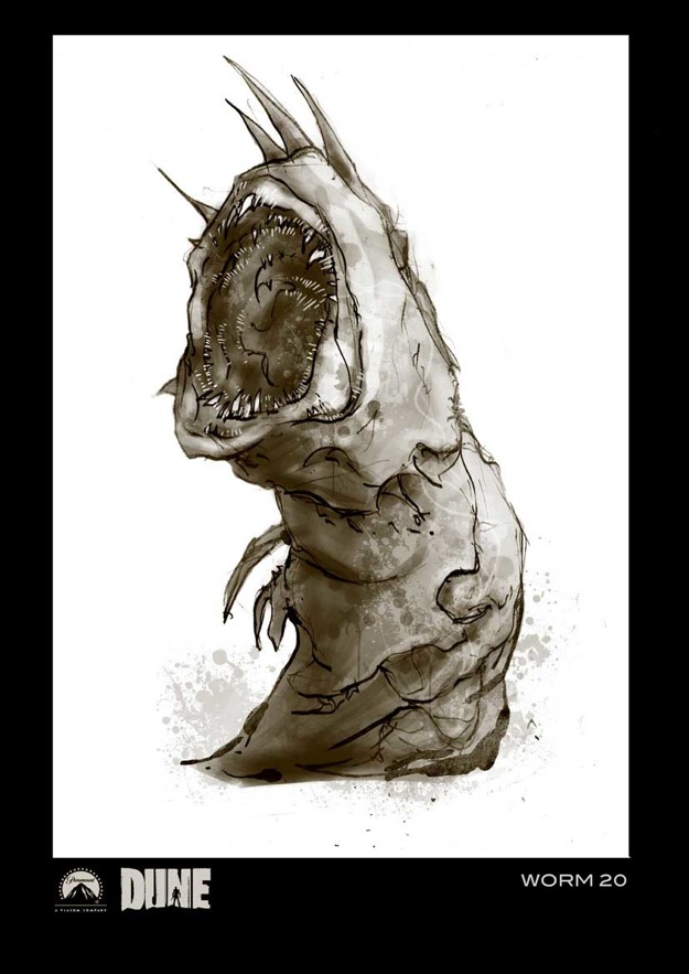 Ride The Sandworms Of Peter Berg's Unfilmed Dune Concept Art « Film Sketchr