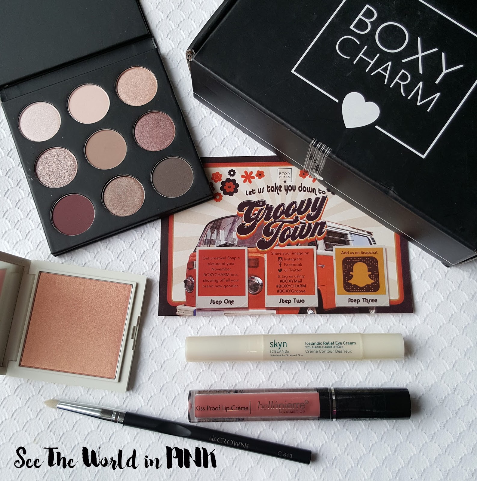 November 2016 Boxycharm - Review and Unboxing | See the World in PINK