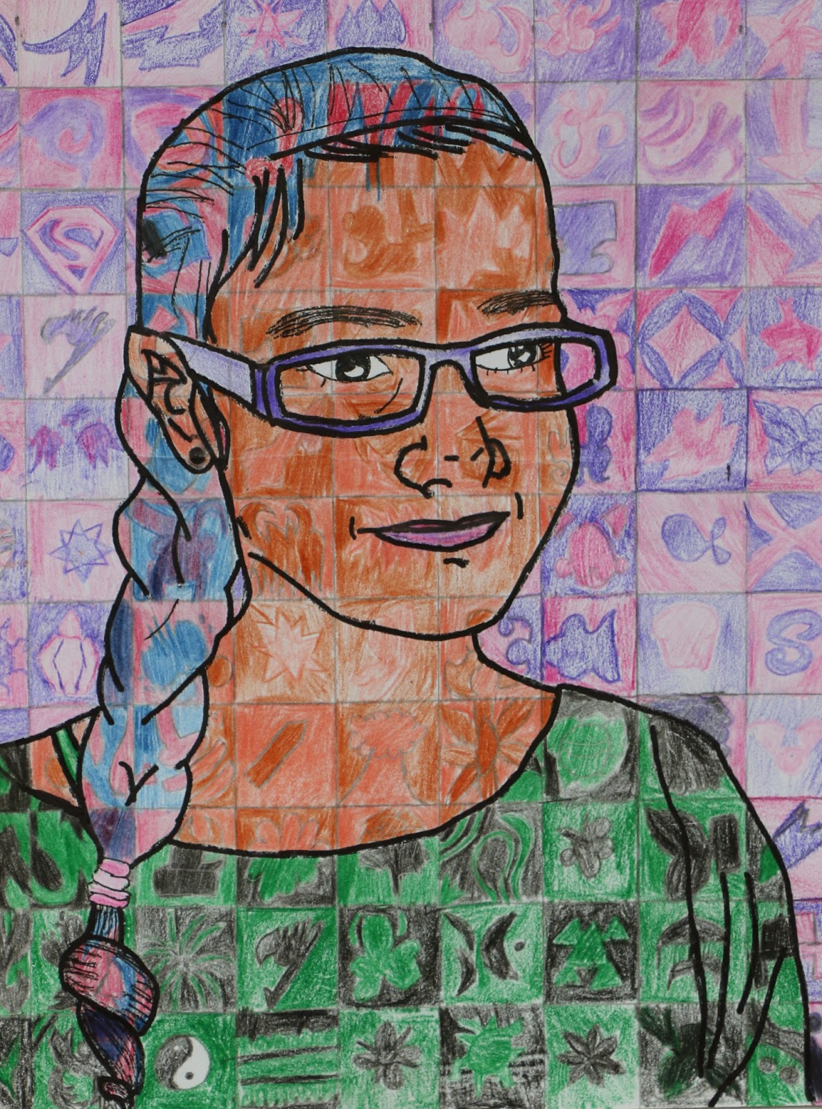 Salem Hyde Artroom : 6th Grade Symbolic Self-Portraits