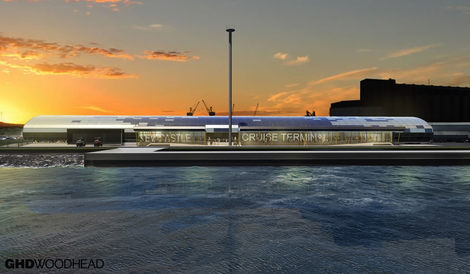 Long Awaited Concept Designs for the Newcastle Cruise Terminal Unveiled ...