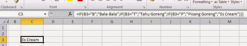 Cara Menggunakan Tiga IF Dengan Satu Cell Pada Microsoft Excel ...