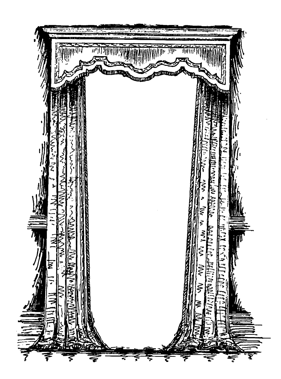 The Graphics Monarch: Vintage Frame Border Curtain Designs Printable ...