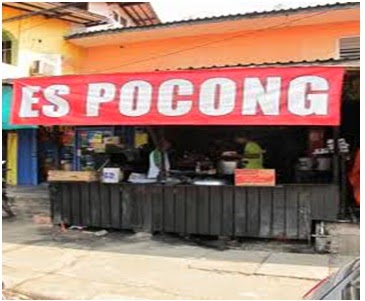 vita's arsip: Pesona Mistis “Es Pocong” Kuliner Depok