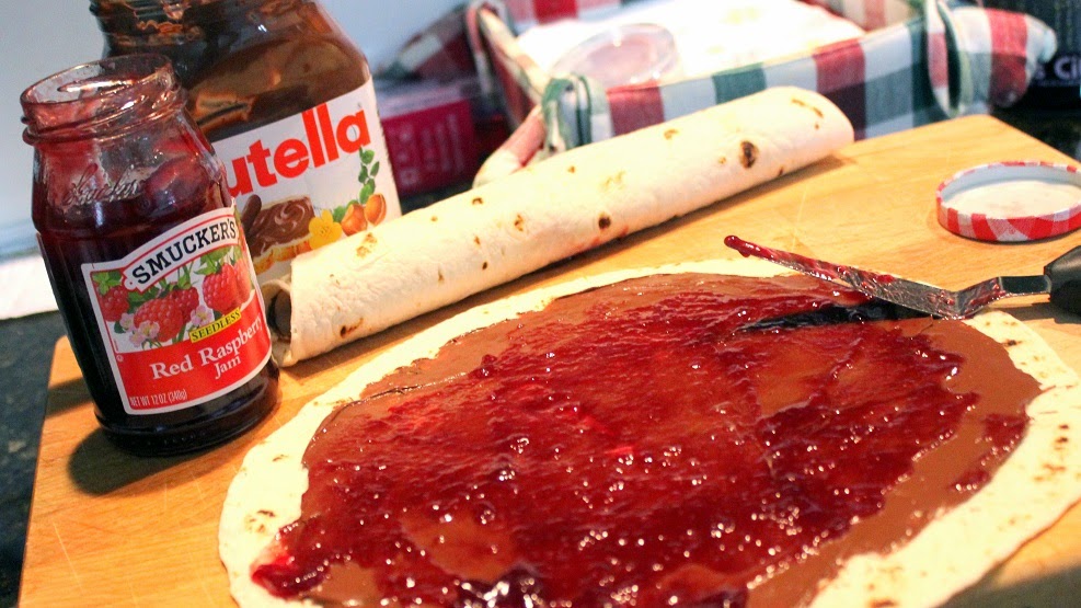 52 Ways to Cook: Nutella and Jam Roll-Ups Pinwheel Dessert Snack Sandwiches