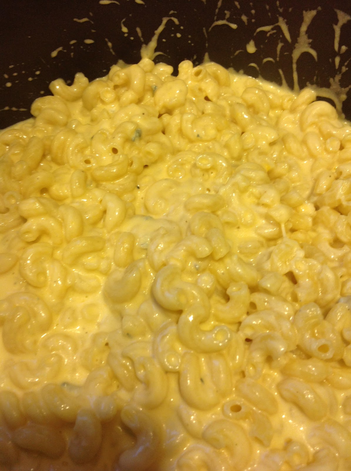 It's all good.: Macaroni and Blue Cheese
