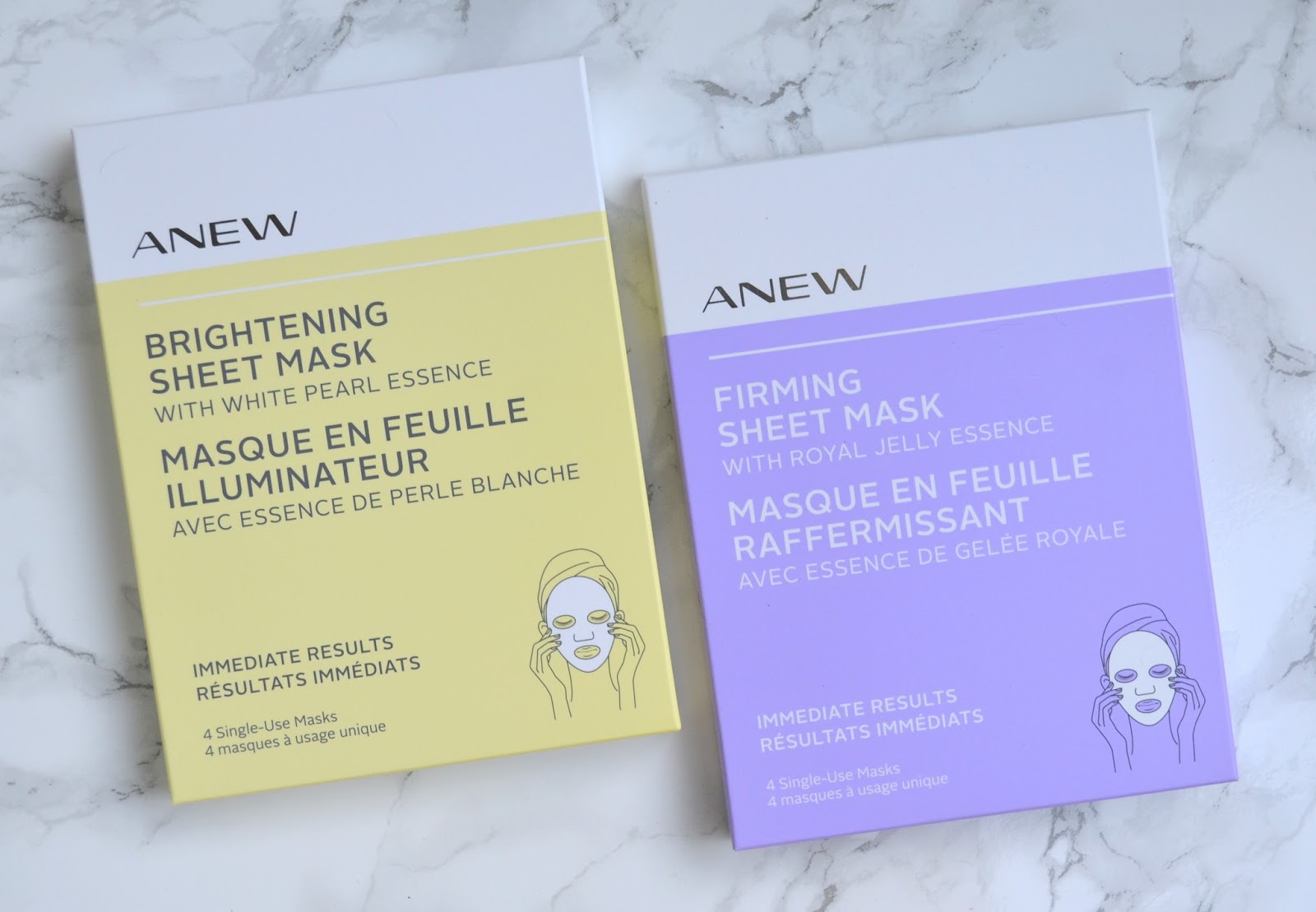 SKINCARE | Avon Anew Brightening Sheet Mask with White Pearl Essence ...