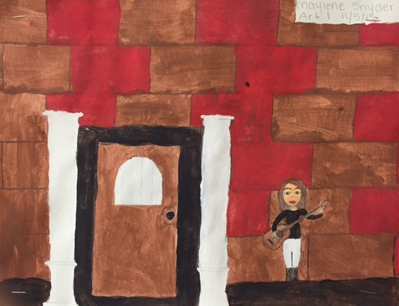 Mrs. Nhu's Oakdale Art Class: Art History Inspired Paintings