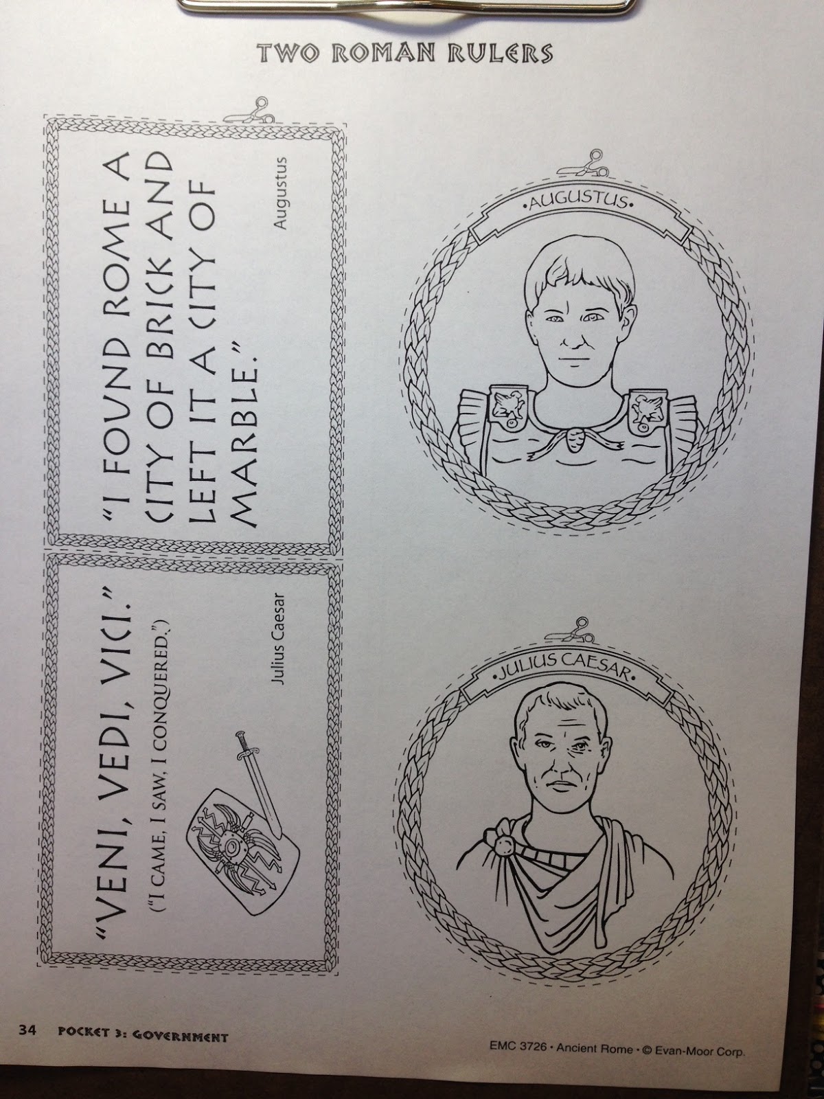 Mr. T's Social Studies: Unit 5: Ancient Greece & Rome - Two Roman ...