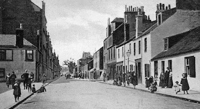 Tour Scotland: Old Photograph Main Street Barrhead Scotland