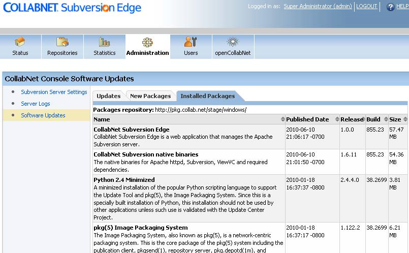 Find4Get: Install and Configure CollabNet Subversion Edge on Windows