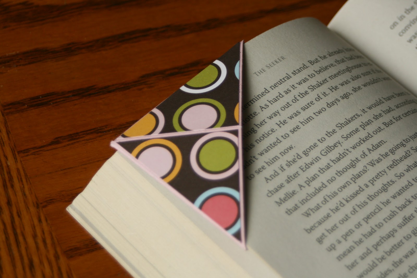 H.S. Homemade: Corner Bookmarks