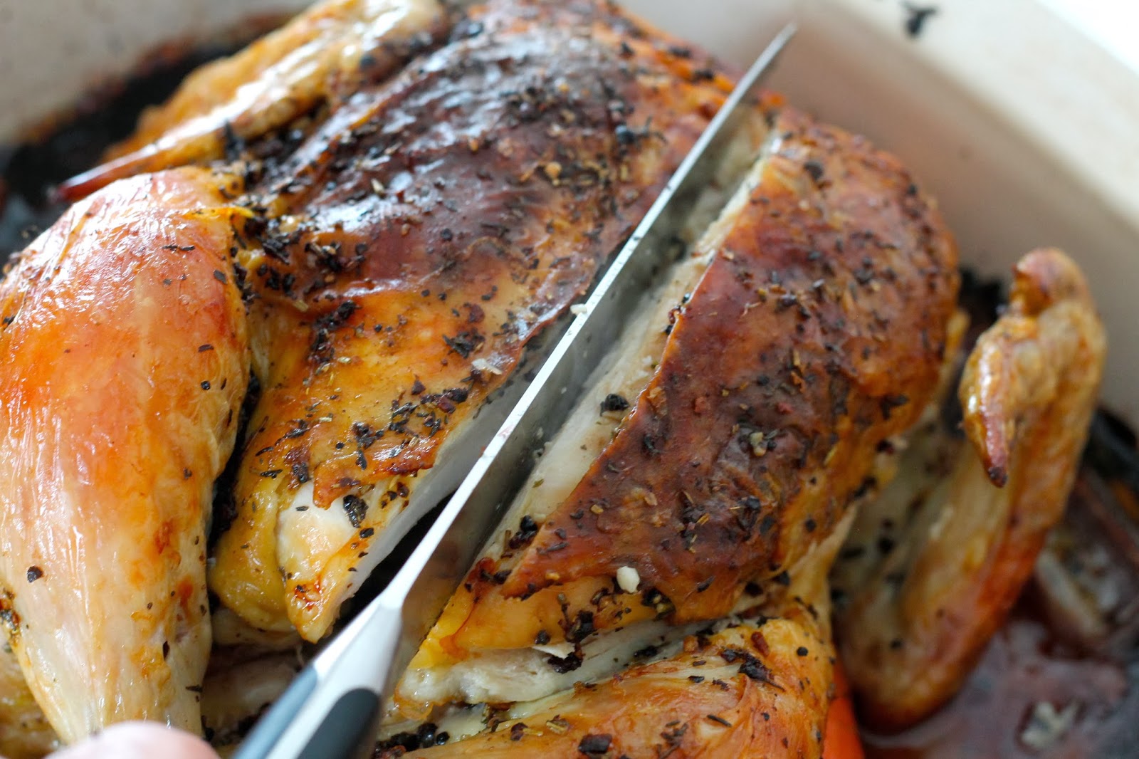 Mrs. Schwartz's Kitchen: Rustic Herb Roasted Chicken