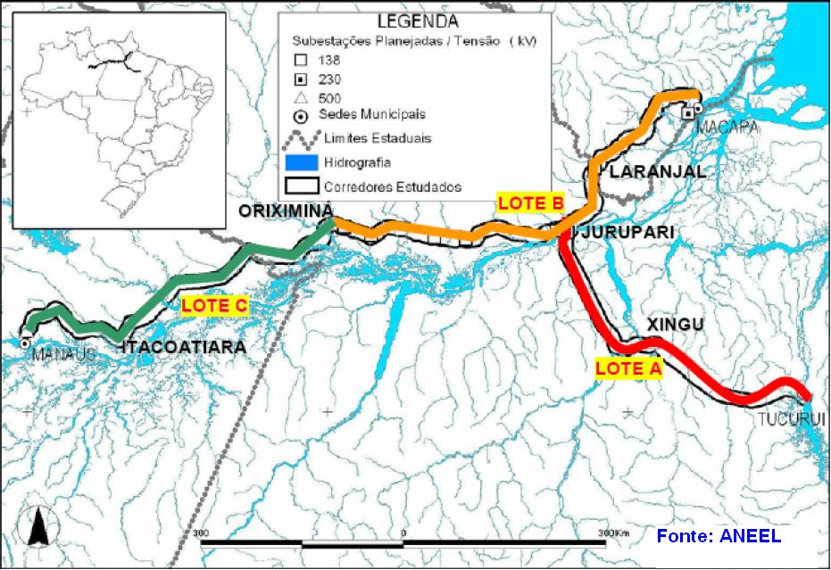 Blog do Limongi: Energia Amazônica: Linhão Tucuruí-Macapá-Manaus