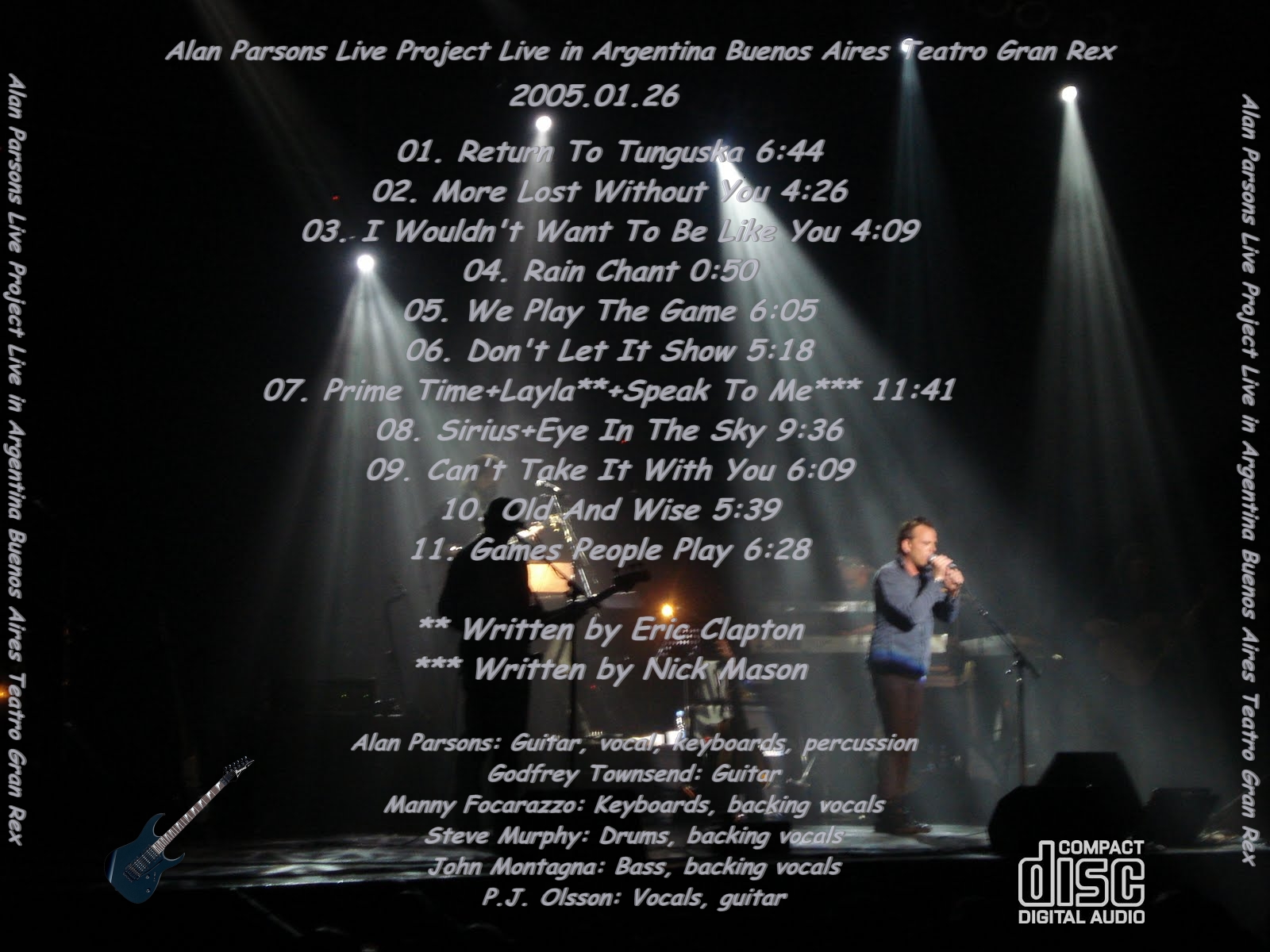 THE ALAN PARSONS PROJECT: enero 2012