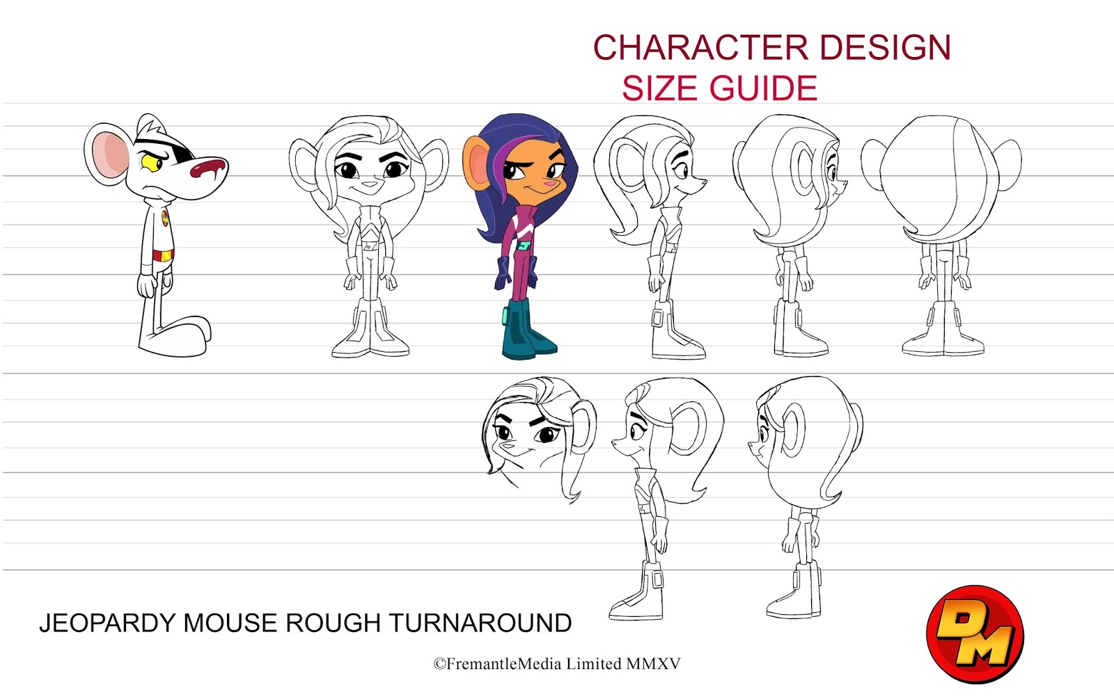 shane cooney: DANGER MOUSE CHARACTER DESIGN