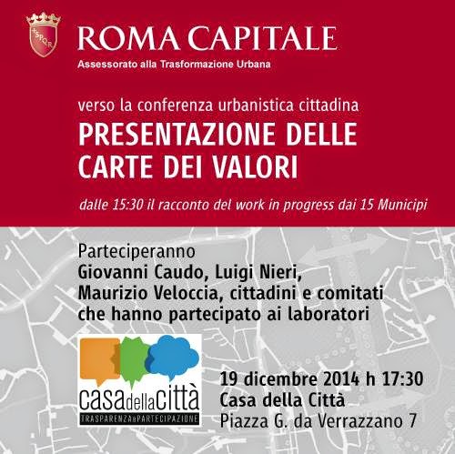 COORDINAMENTO CARTA DEI VALORI MUNICIPIO XIV