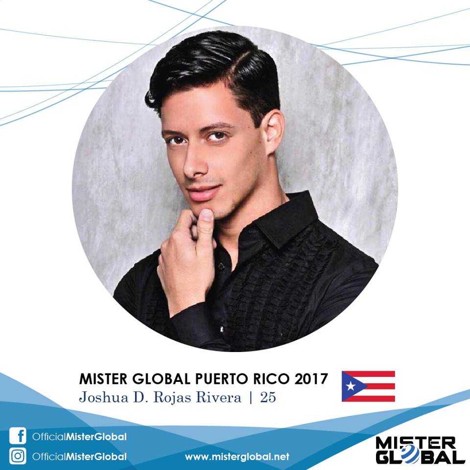Joshua D. Rojas Rivera: Mister Global Puerto Rico 2017 | Apollo Male Gods