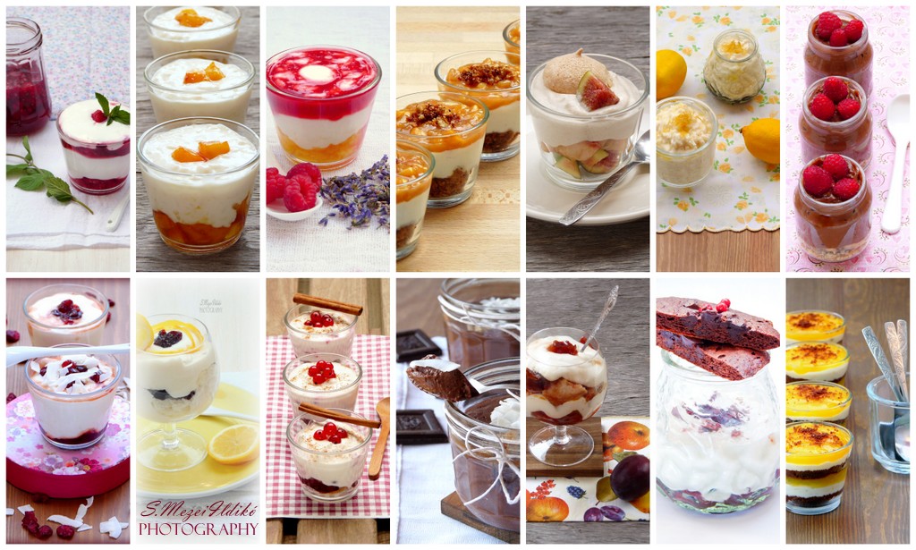 Hozzávalók: egy csipetnyi szeretet: Poharas desszertek