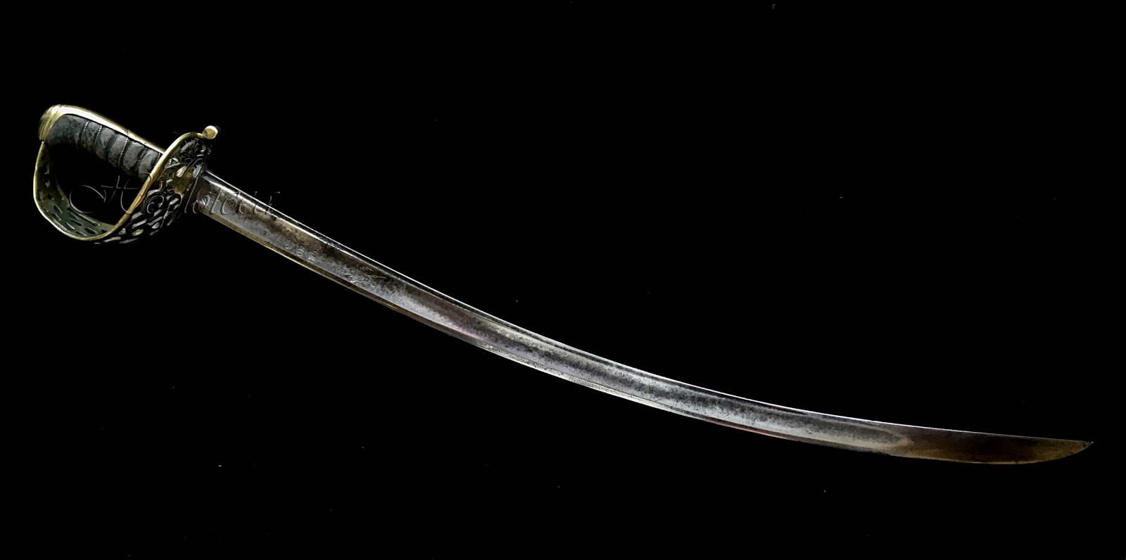 Sables Reglamentarios Españoles: Sable de Oficial de Caballería c.1846